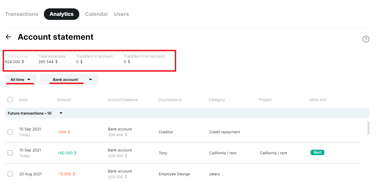 Statement report - support.finmap.online