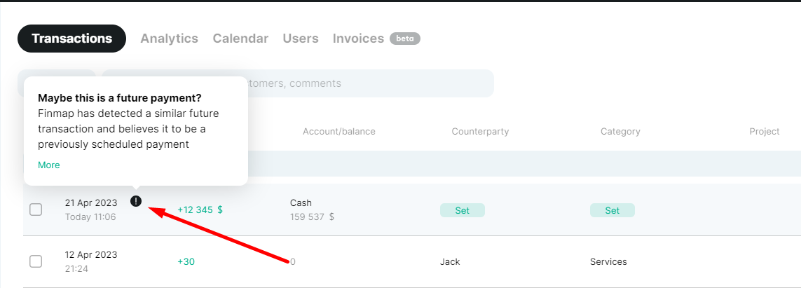 How To Synchronise Future Transactions And Incoming Data From The Bank