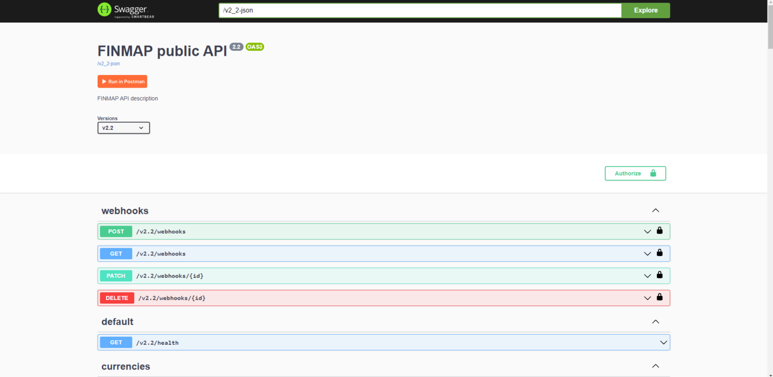 API 2.2 General information - support.finmap.online